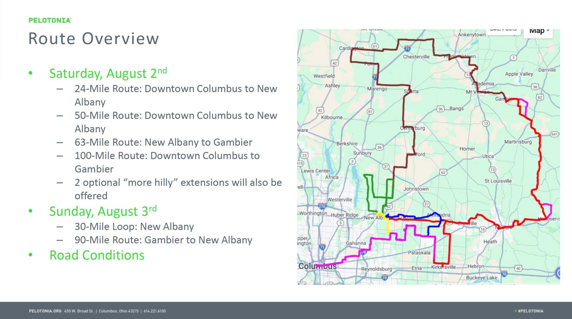 Pelotonia New Albany Race Day 2025 | Route Changes & Traffic Info